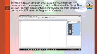 Program Flash 12 LED dan 2 Port pada Mikrokontroler ATMega16 ...