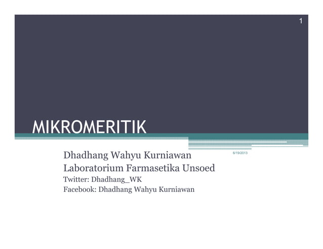 Mikromeritik | PDF