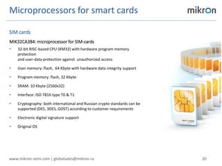 Mikron - Leading Semiconductor IDM Company in Russia | PDF