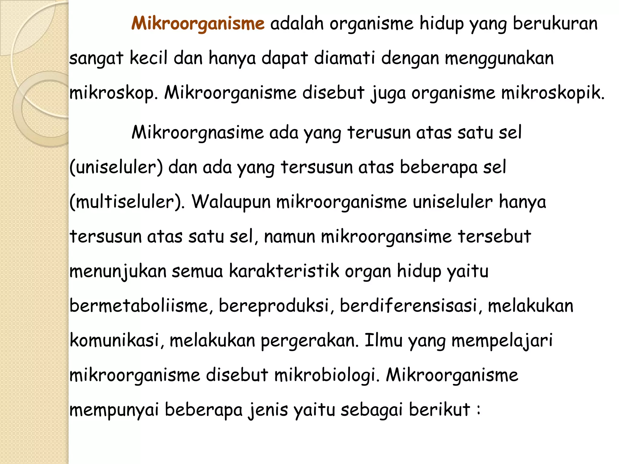 Mikroorganisme | PPTX