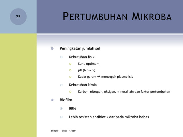 Dasar Bakteriologi | PPTX