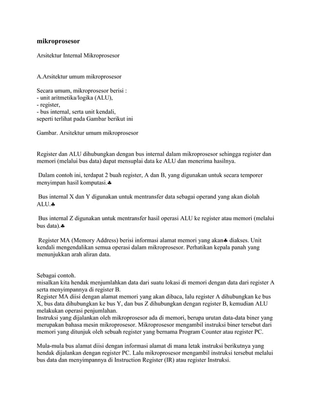 Mikroprosesor 08 | PDF