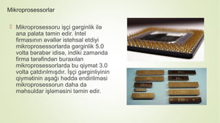 Mikroprosessorlar | PPT