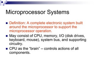 Mikroprosessor system | PPT