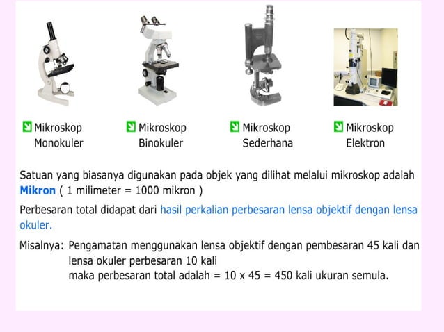 Pengenalan dan bagian bagian dari mikroskop | PPT