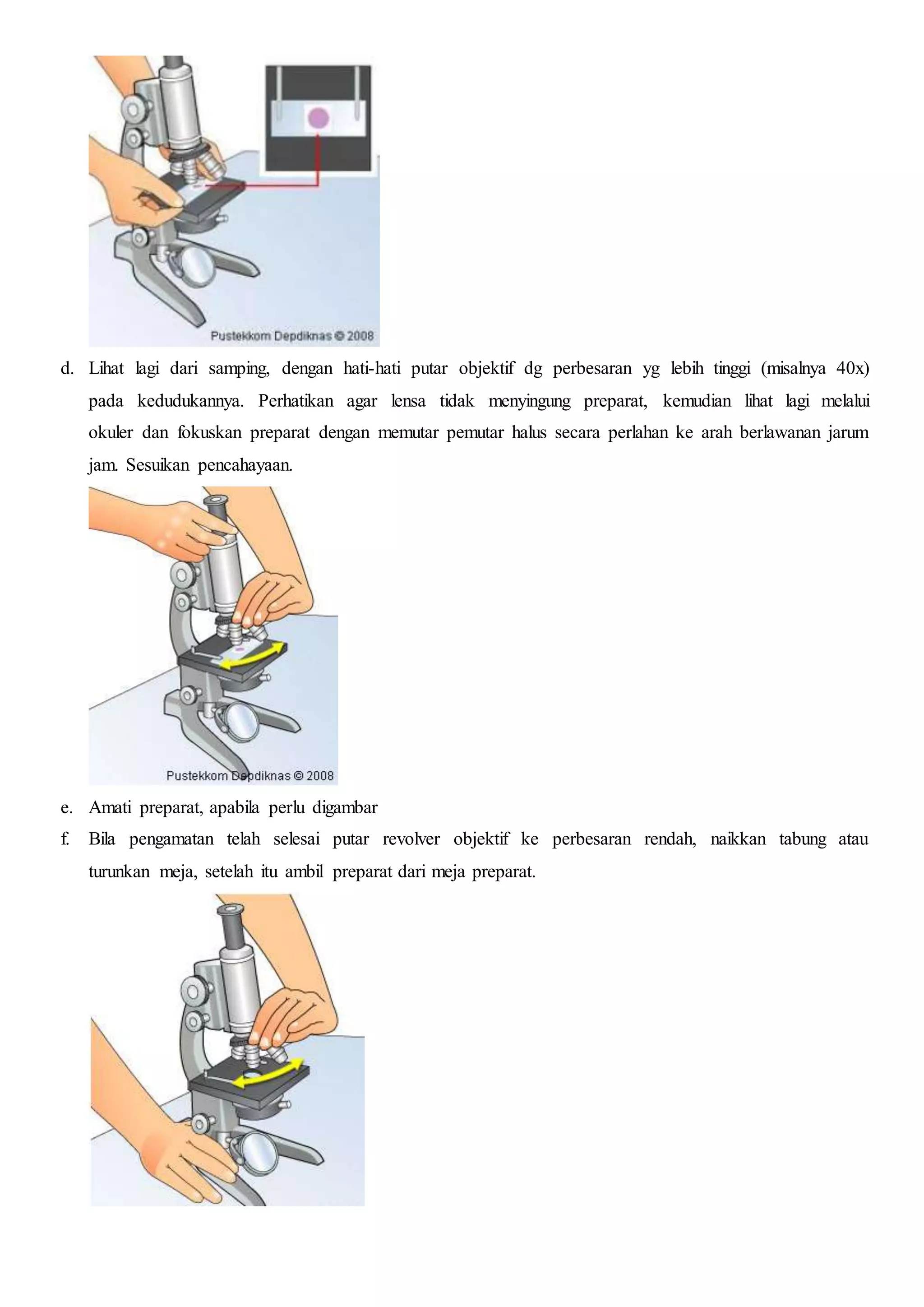 Mikroskop cahaya | DOCX