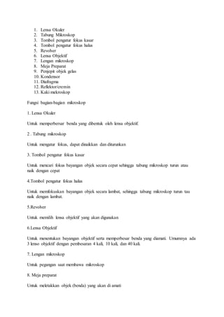 Mikroskop dan se1 | PDF