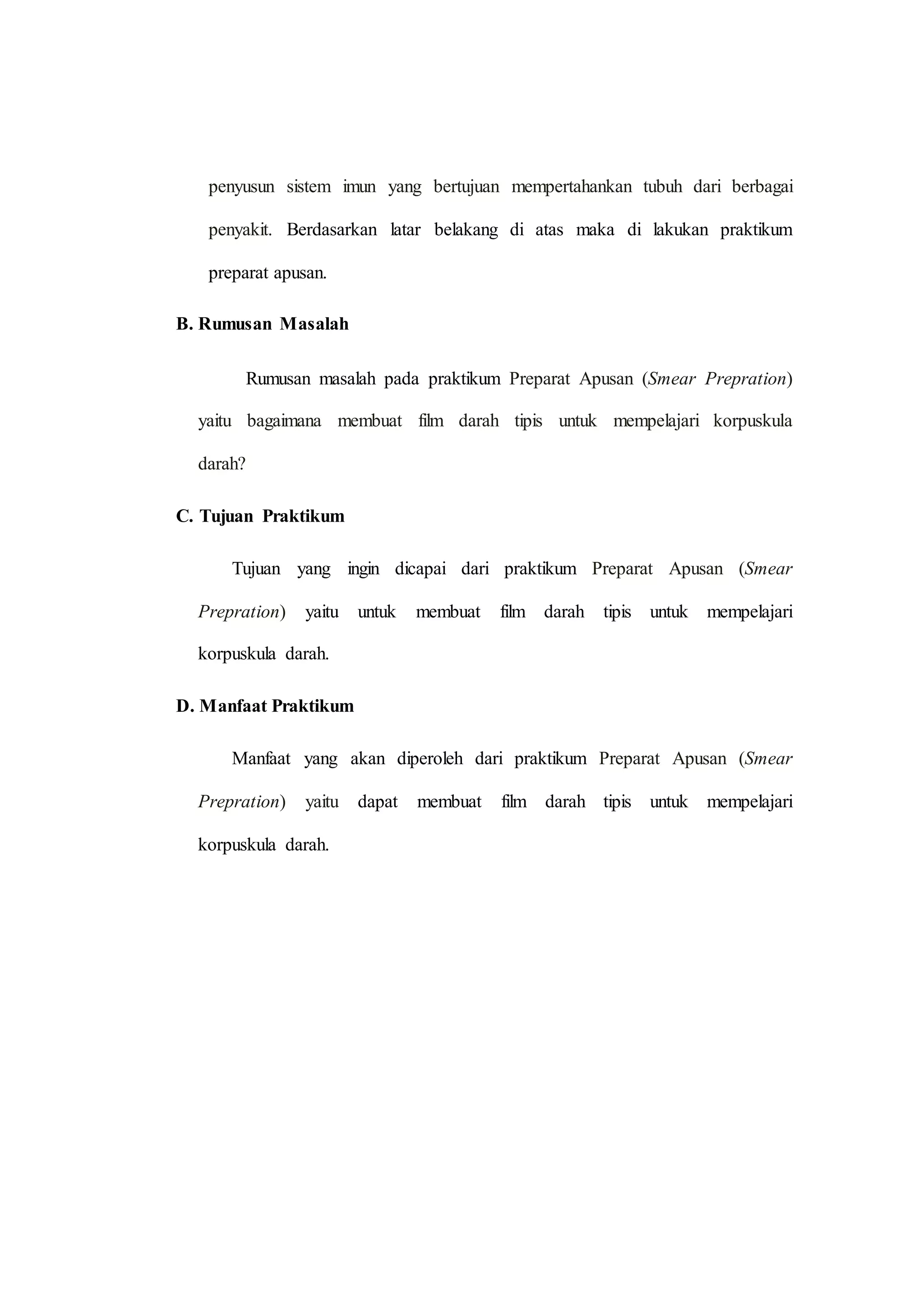 Apusan darah | DOCX