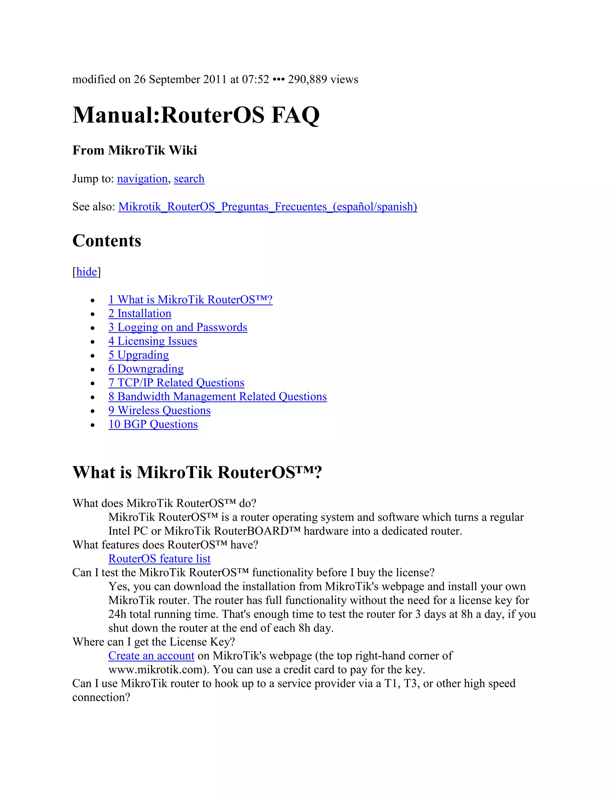 Mikrotik | PDF