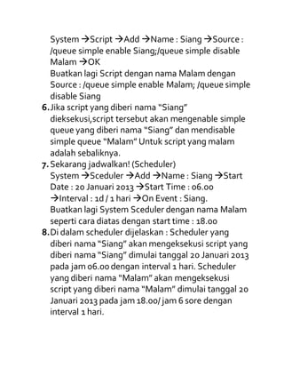 setting mikrotik | PDF