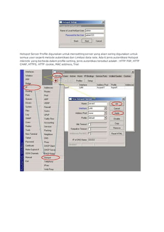 Mikrotik | PDF