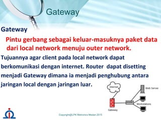 Pengenalan dan installasi Mikrotik | PPTX