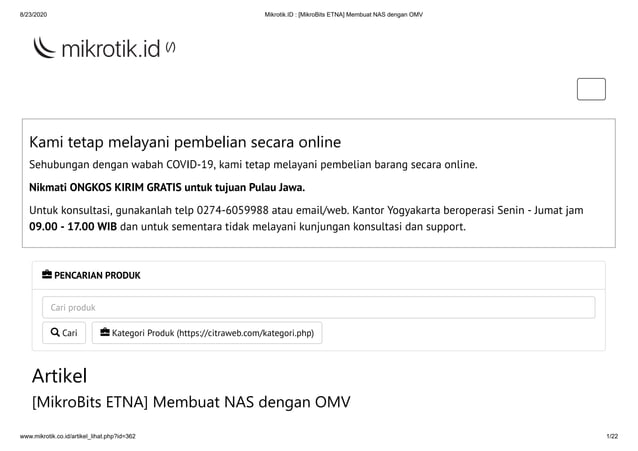 Mikrotik.ID _ [MikroBits ETNA] Membuat NAS dengan OMV.pdf