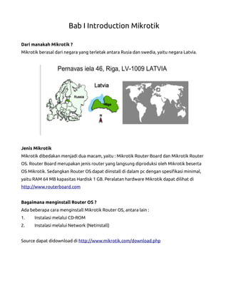 Mikrotik mater-1-beta | PDF