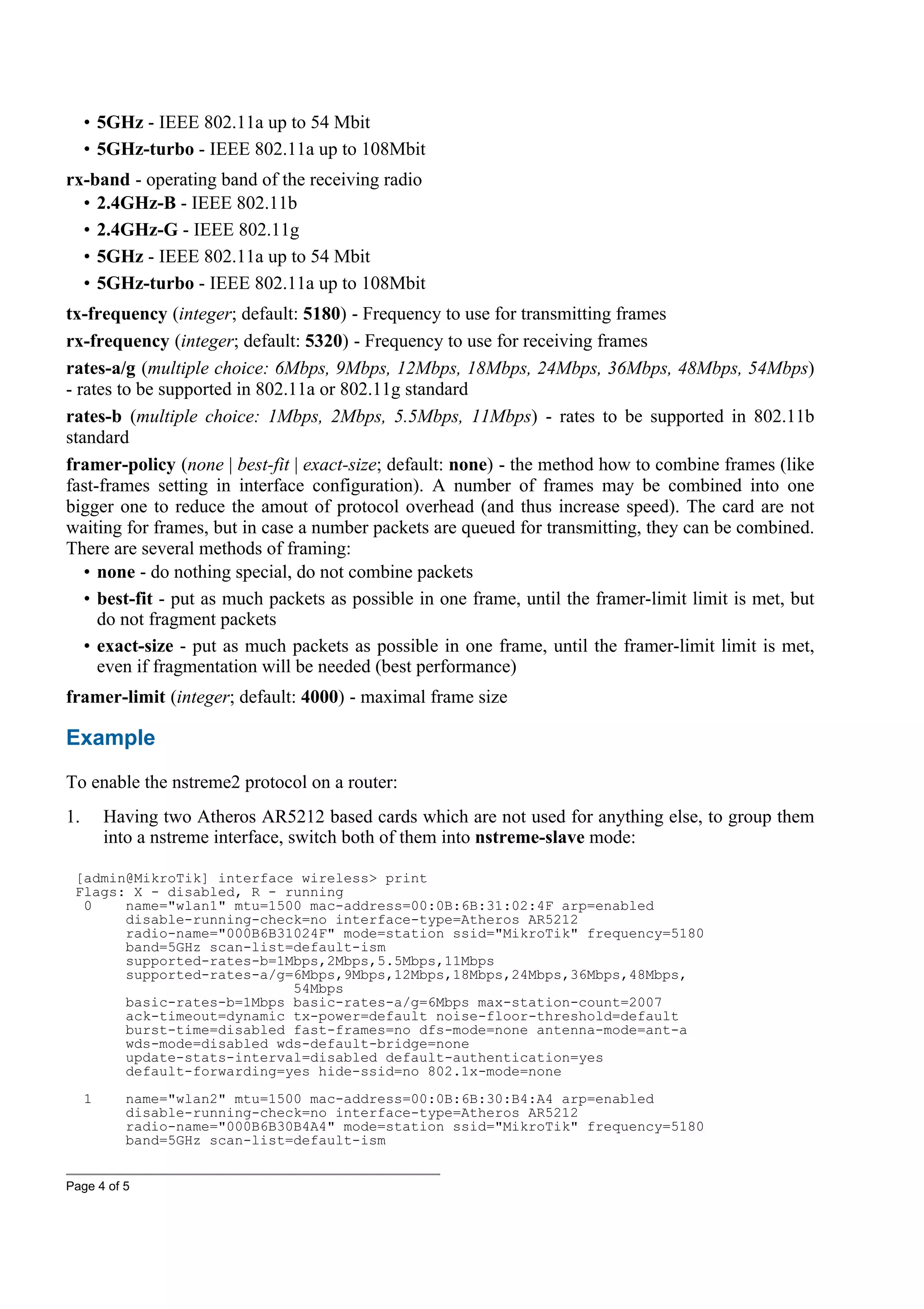 Mikro tik nstreme-protocol | PDF