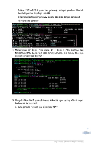 Mikrotik router | PDF