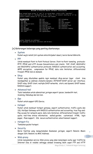 Mikrotik router | PDF