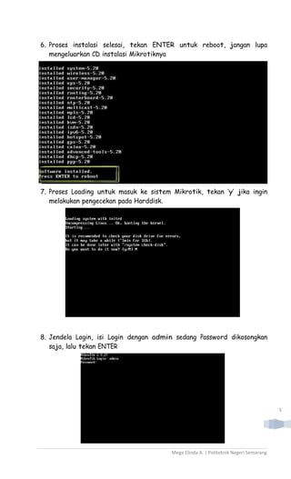 Mikrotik router | PDF