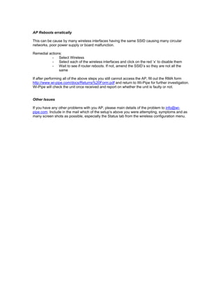 Mikrotik ap setup | PDF