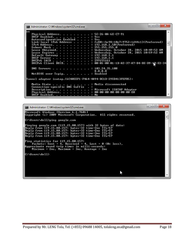 Mikrotik basic configuration | DOCX