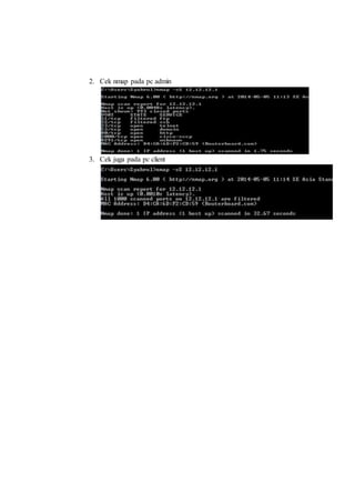 Mikrotik firewall chain input & firewall logging | DOCX