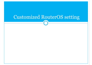 Mikrotik Hardening | PDF
