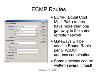 Mikrotik load balansing | PDF