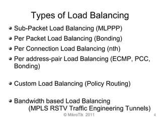 Mikrotik load balansing | PDF
