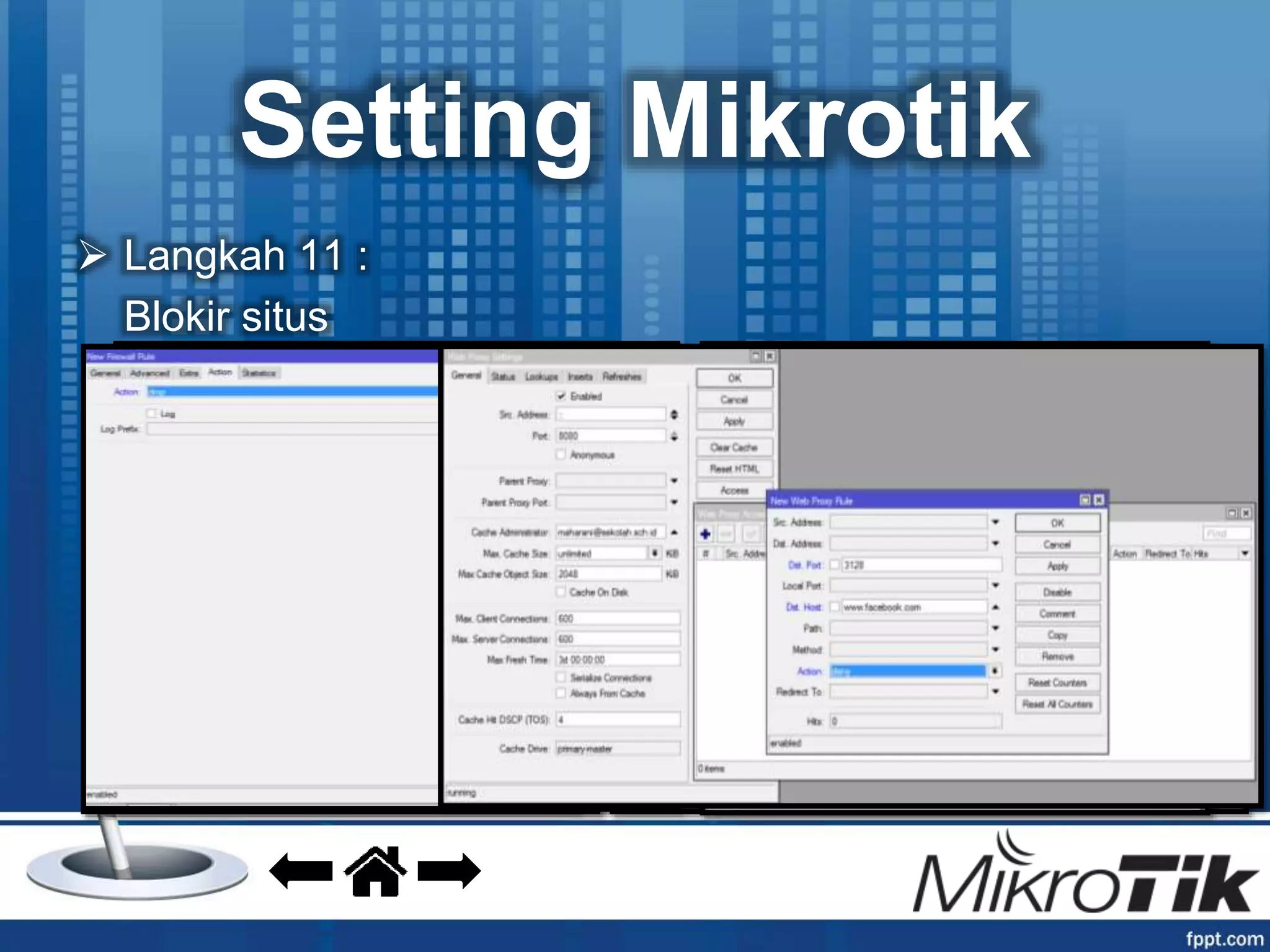 Persentasi Konfigurasi Mikrotik | PPTX