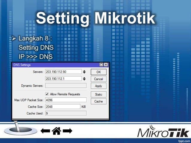 Persentasi Konfigurasi Mikrotik | PPTX