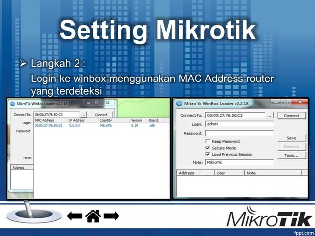 Persentasi Konfigurasi Mikrotik | PPTX