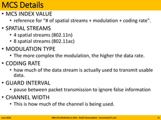 Mikrotik MCS Modulation Mikrotik MCS Modulation | PDF