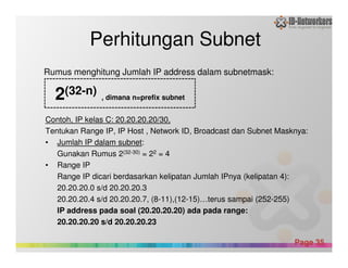 (Mikrotik)MTCNA presentation Material-IDN | PDF