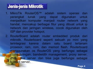 Mikrotik | PPT