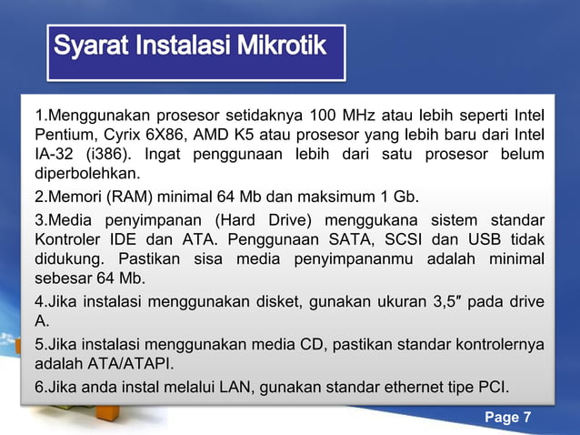 Mikrotik | PPT