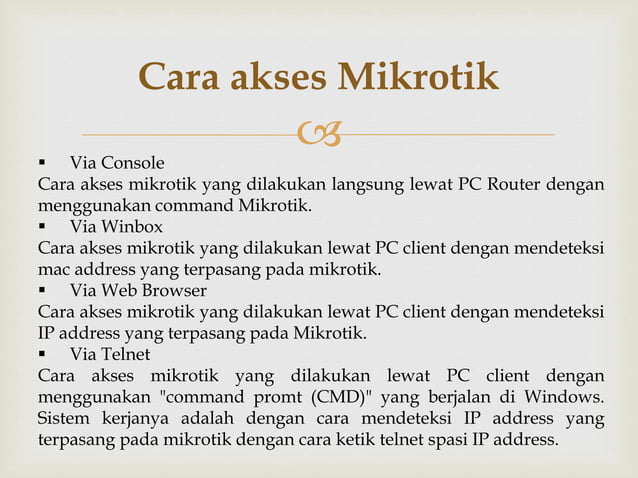 Mikrotik ppt | PPTX