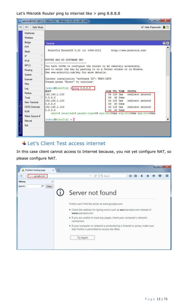 Mikrotik router documentation ( Prepare by Mr. Chetra PO ) | PDF