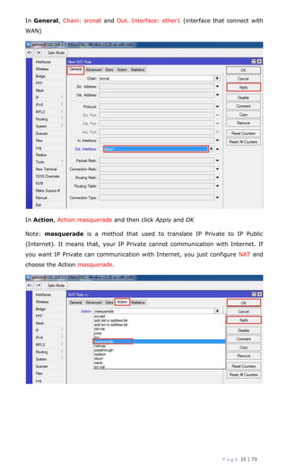Mikrotik router documentation ( Prepare by Mr. Chetra PO ) | PDF