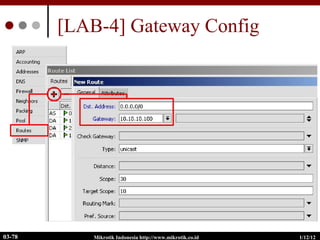 Mikrotik Router OS - Basic Configuration [Part-1] | PPT