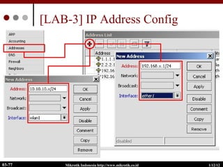Mikrotik Router OS - Basic Configuration [Part-1] | PPT