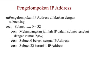 Mikrotik Router OS - Basic TCP/IP [Part-2] | PPT