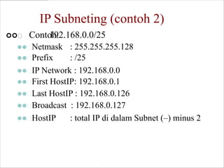 Mikrotik Router OS - Basic TCP/IP [Part-2] | PPT