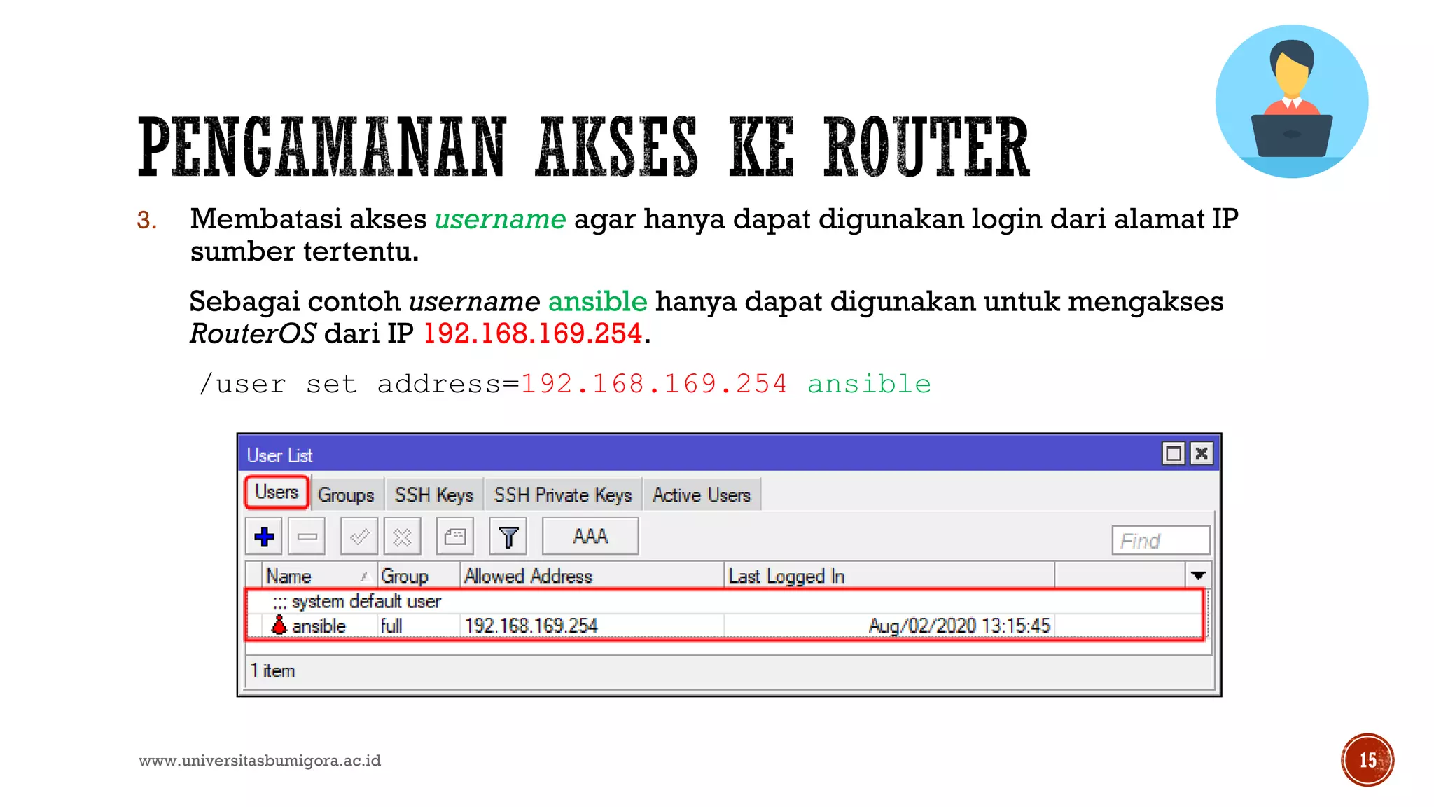 Mikrotik Routeros Security Automation With Ansible Ppt