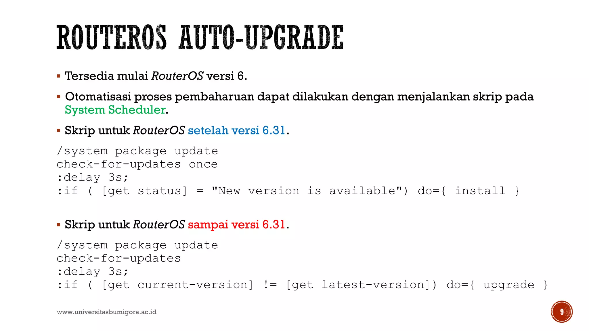 MikroTik RouterOS Security Automation With Ansible | PPT