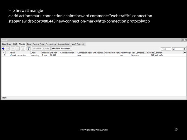 Mikrotik Traffic Control with HTB by Pennytone | PDF