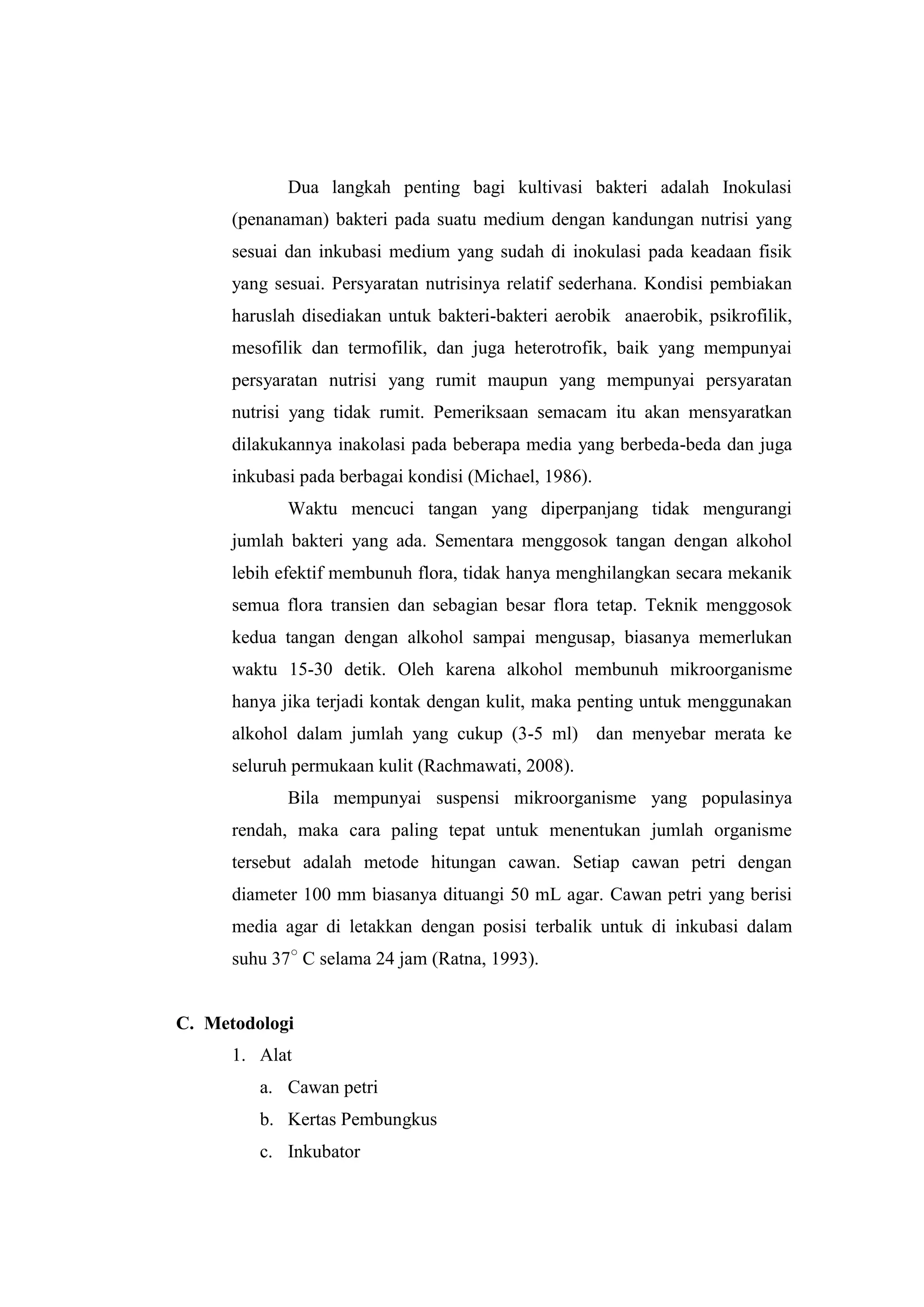 ITP UNS SEMESTER 2 Mikum acara 6 Sanitasi Pekerja | DOCX