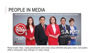 Mil 11. media and information literacy (mil) - people media (feb.19) | PPTX