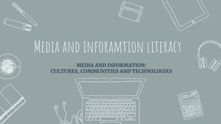 MEDIA AND INFORMATION TECHNOLOGY | PPTX | Internet for Beginners | Internet