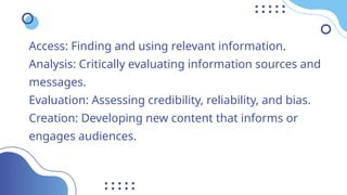 Multimedia information literacy HAHAHAHA | PPT