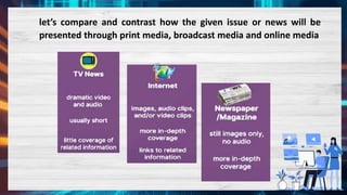 Media and Information Literacy | PPTX